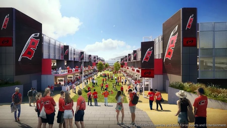 Plans show Raleigh sports, entertainment district at Lenovo Center ...