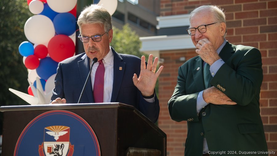 Duquesne University honors Jack McGinley with namesake building ...