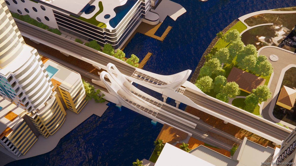 Fort Lauderdale train bridge designs unveiled for Brightline, Tri-Rail ...