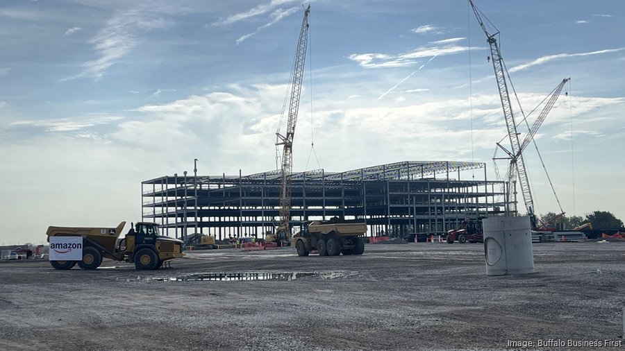 $550M Amazon facility takes shape in Niagara - Buffalo Business First