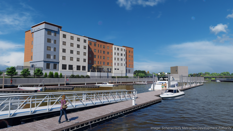 New Hyatt House Hotel at Mohawk Harbor gets tax breaks - Albany ...