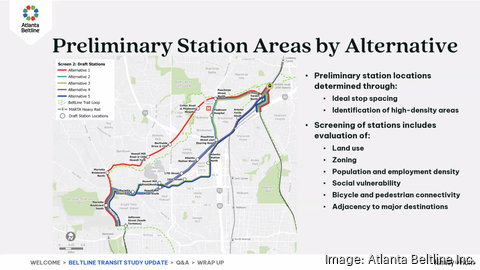 Atlanta Beltline officials consider dozens of potential transit ...