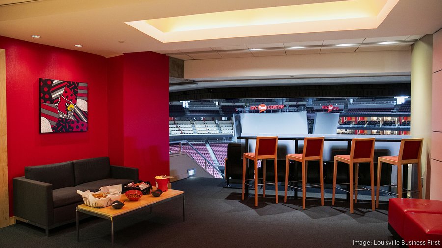 A look at one of KFC Yum Center's biggest suites - Louisville Business ...