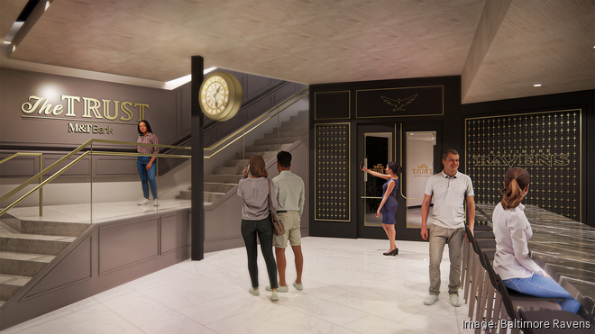 Ravens unveil new M&T Bank Stadium premium clubs - Baltimore Business ...