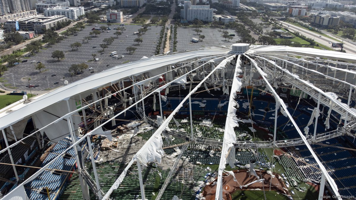 Tampa Bay Rays assess Tropicana Field's damage - Tampa Bay Business Journal