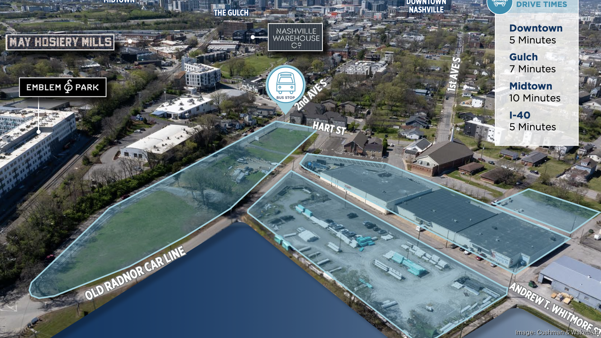 Prime Wedgewood-Houston property hits the market - Nashville Business ...