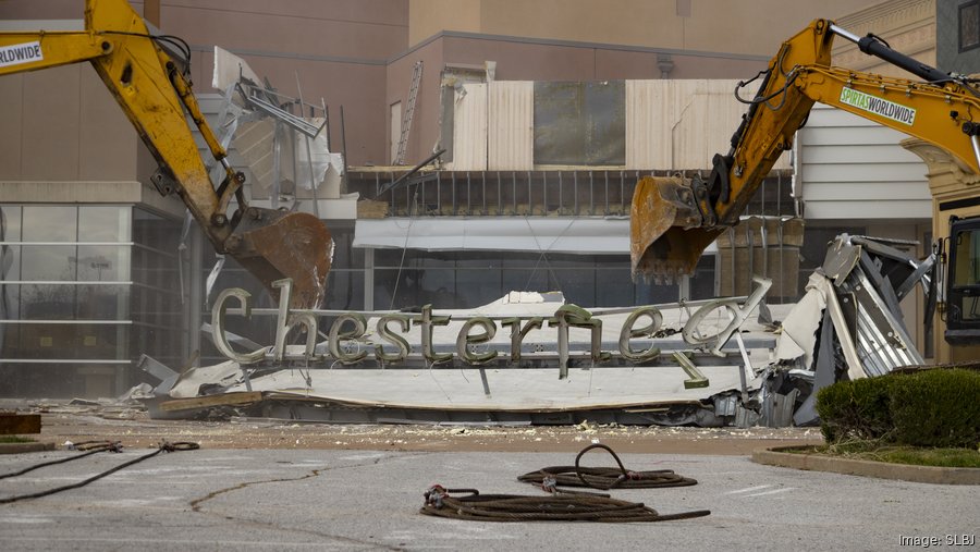 Chesterfield Mall demolition complete, $2B Downtown Chesterfield redevelopment begins - St ...