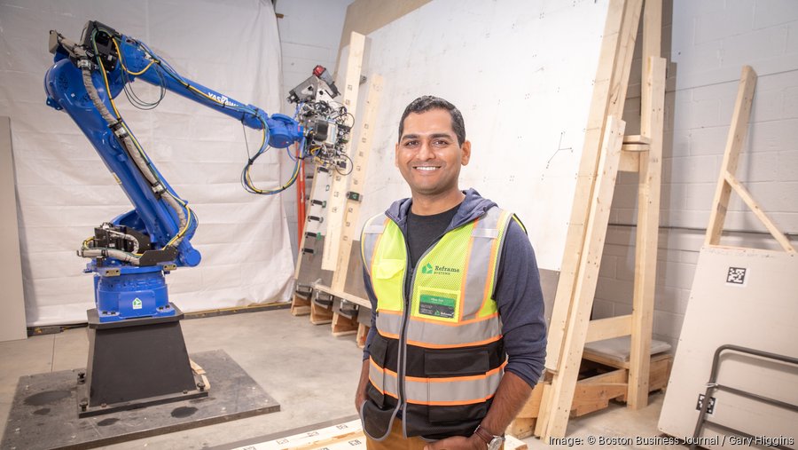 Reframe Systems CEO Vikas Enti uses robots to build homes - Boston ...