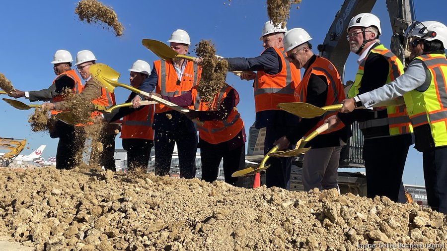 DFW International Airport Terminal F begins construction, with multiple ...