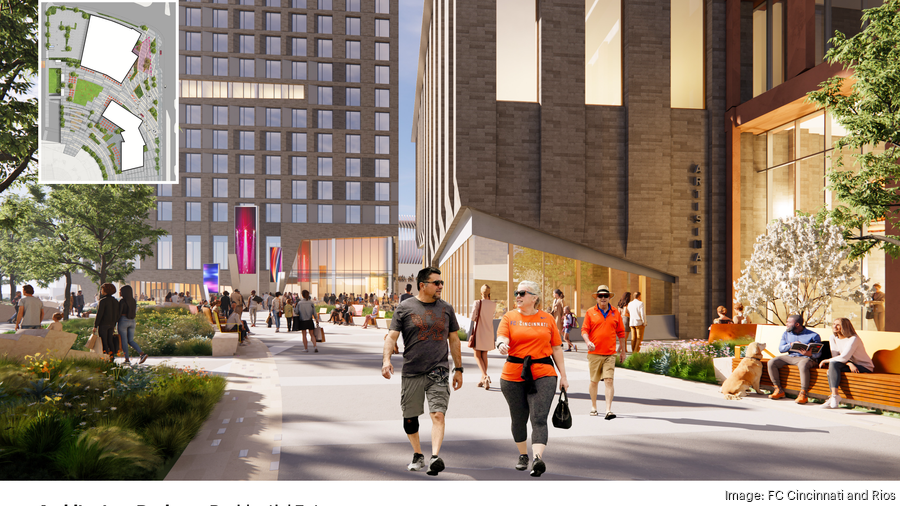FC Cincinnati reveals design for mixed-use development near TQL - Cincinnati Business Courier