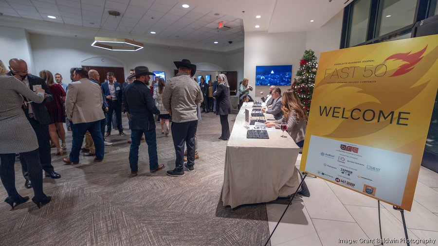 Fast 50 ranking revealed during awards event - Charlotte Business Journal