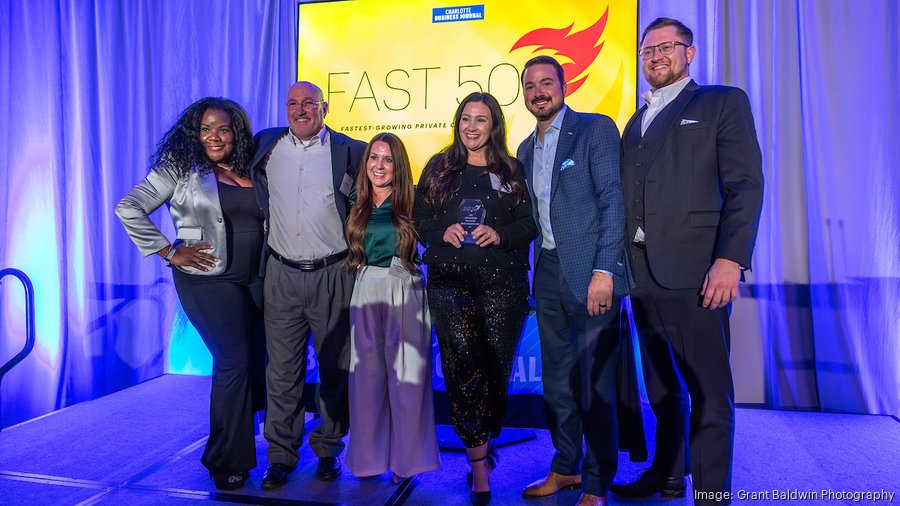 Fast 50 ranking revealed during awards event - Charlotte Business Journal