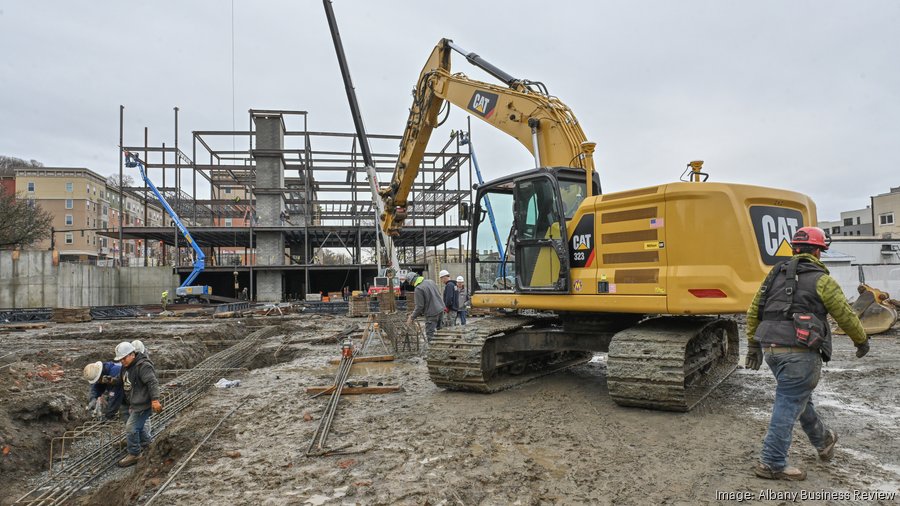 United Group's City Station North in Troy under construction - Albany ...