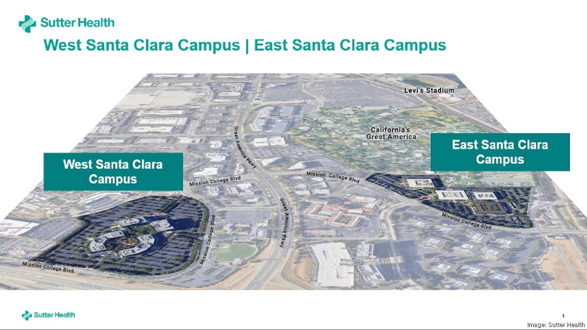 Sutter Health is building two Santa Clara campuses - Silicon Valley ...