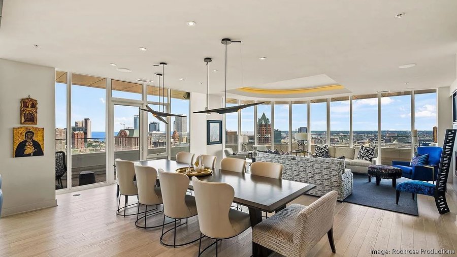 Downtown condo in the Moderne lists for $1.9M: Photos - Milwaukee ...