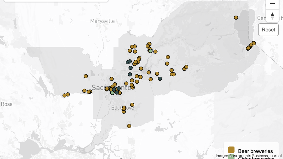 Northern California Brewery Map Annual Craft Brewing Industry