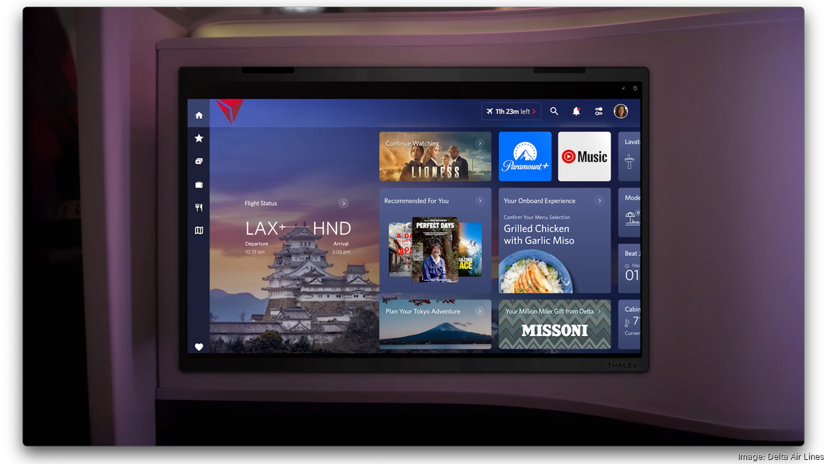 Delta to upgrade in-flight entertainment, enters new partnerships - The ...