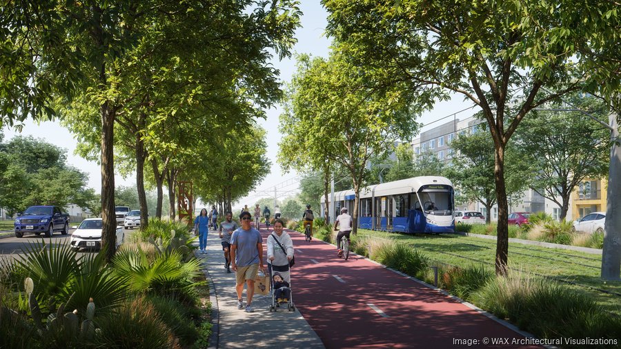 Austin's potential light rail route gets some tweaks - Austin Business ...
