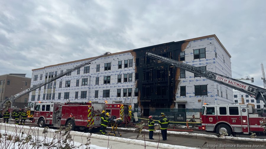 Fire near Baltimore Peninsula damages Locke Landing townhouses ...