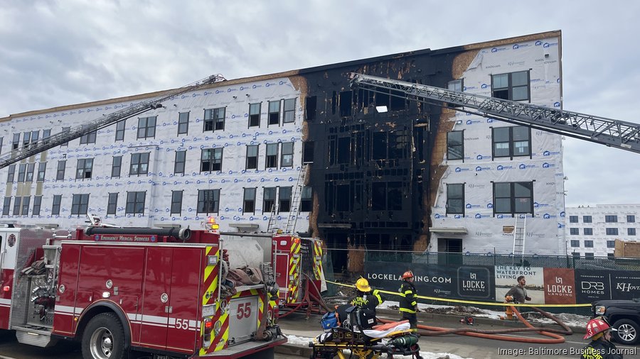 Fire near Baltimore Peninsula damages Locke Landing townhouses ...