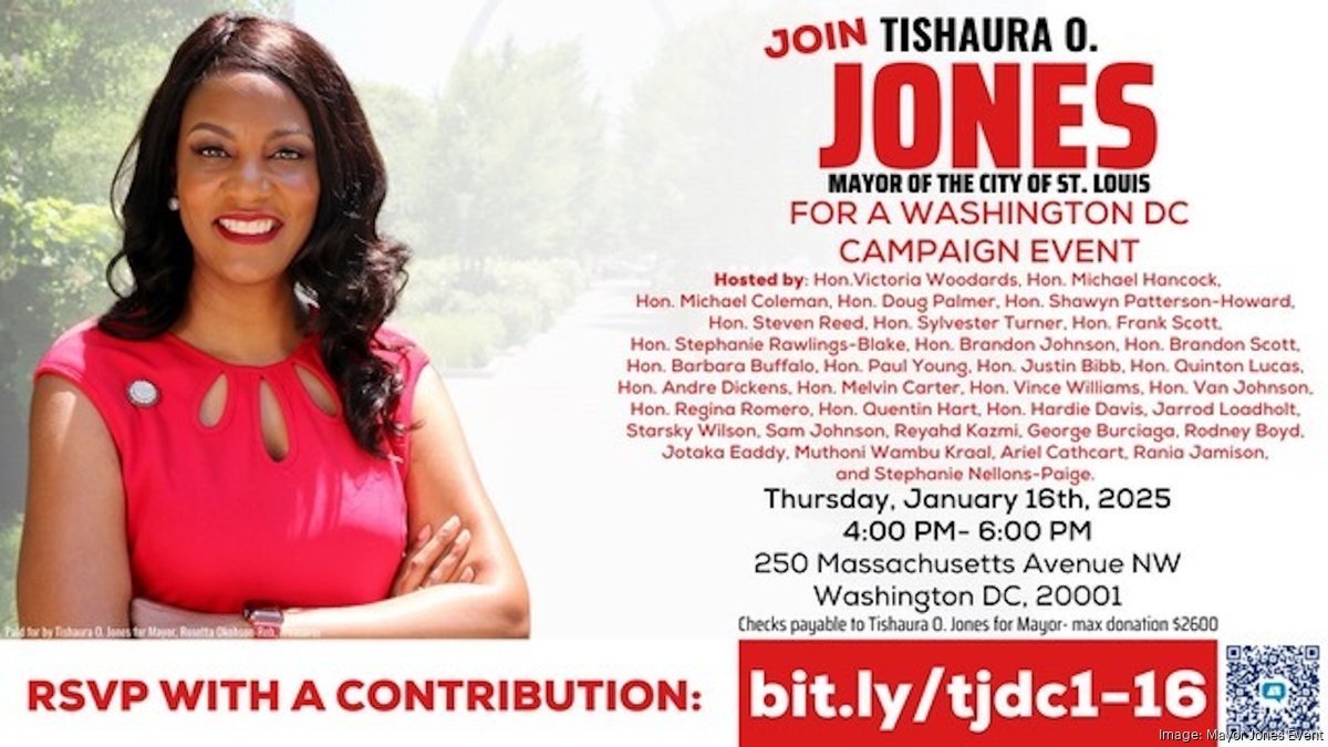 St. Louis Mayor Tishaura Jones heads to D.C. for three-day trip - St ...