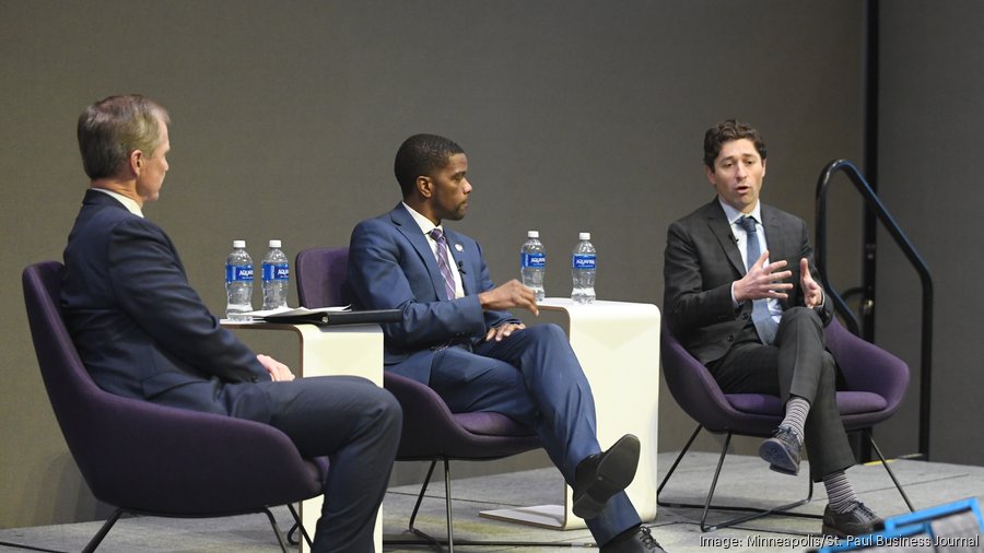 Minneapolis Mayor Jacob Frey and St. Paul Mayor Melvin Carter talk ...