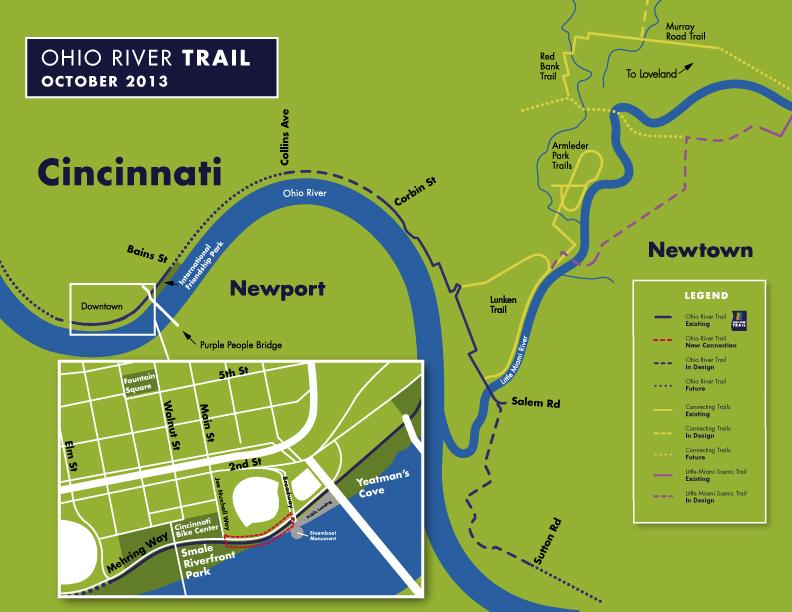 Bike trail near Great American Ball Park opens - Cincinnati Business ...