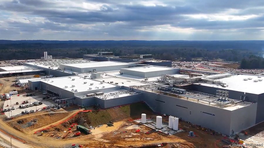 Wolfspeed's $5B semiconductor plant nears completion in NC - Triangle ...