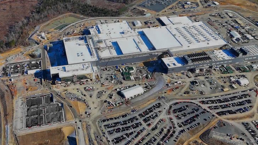 Wolfspeed's $5B semiconductor plant nears completion in NC - Triangle ...