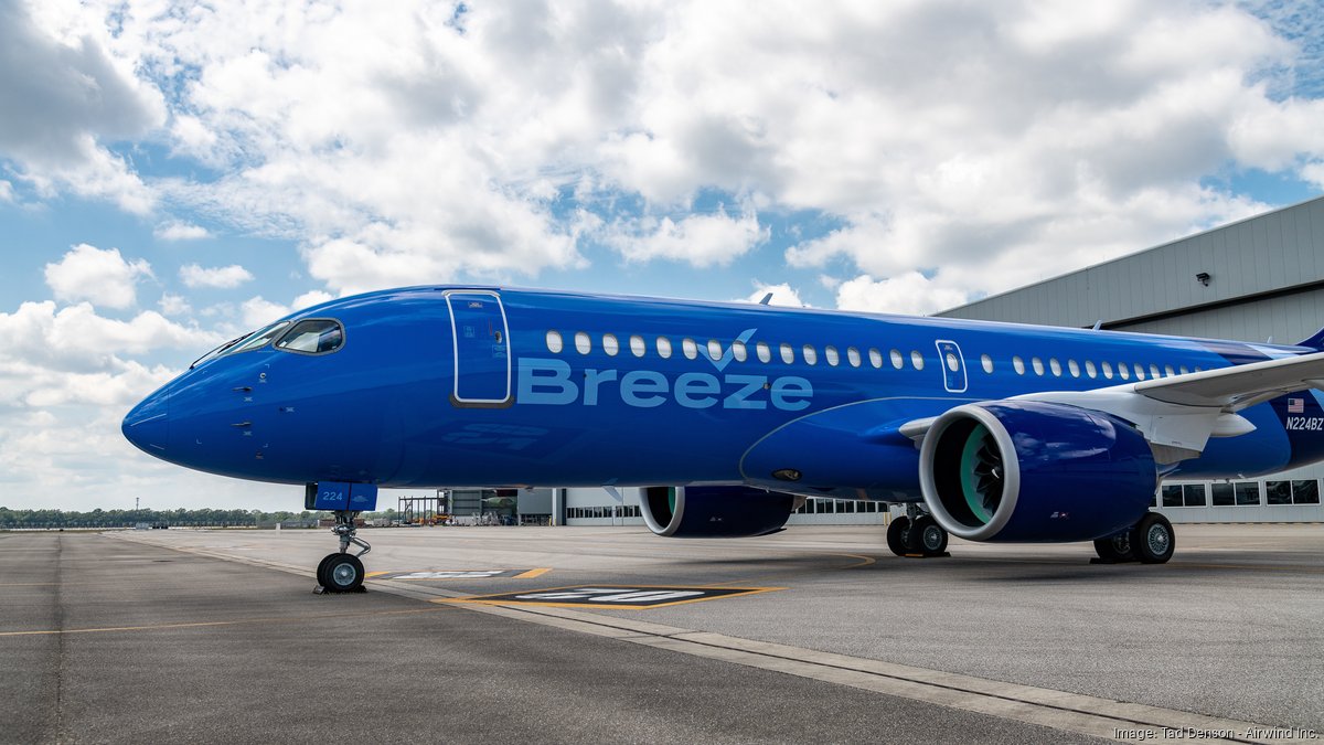 Breeze Airways becomes second largest carrier at Tampa airport - Tampa ...