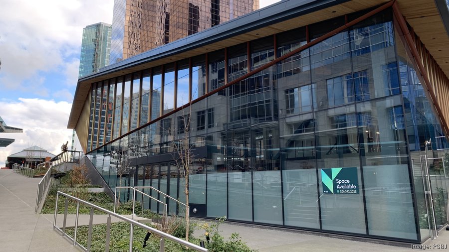 Pinstripes appears out at Amazon-occupied Bellevue tower - Puget Sound ...