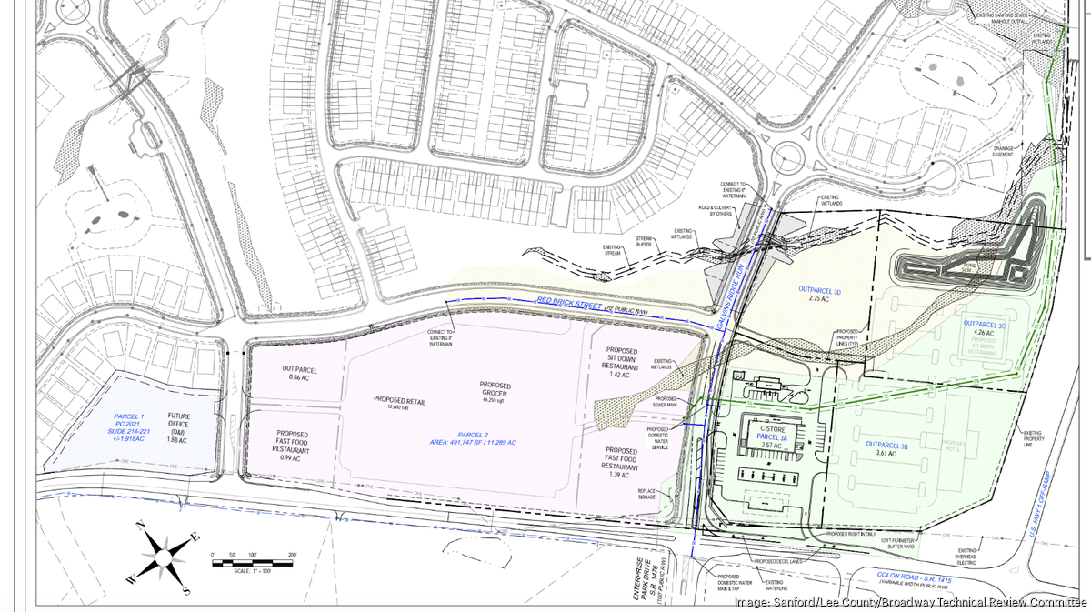 Grocery store, hotel pitched for Galvins Ridge development in Sanford ...