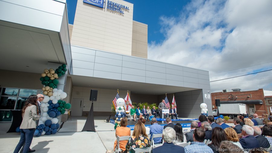 Tampa General cuts ribbon on new 96-bed mental health facility - Tampa ...