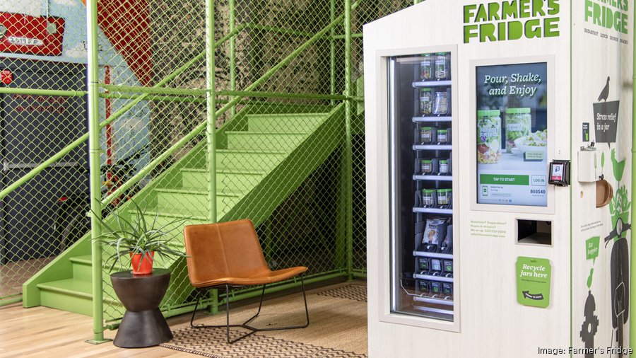 Farmer's Fridge installs smart vending machines at Louisville airport ...