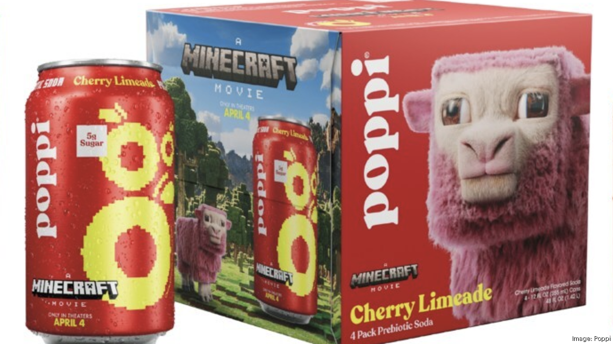 Poppi, Minecraft strike deal - Austin Business Journal