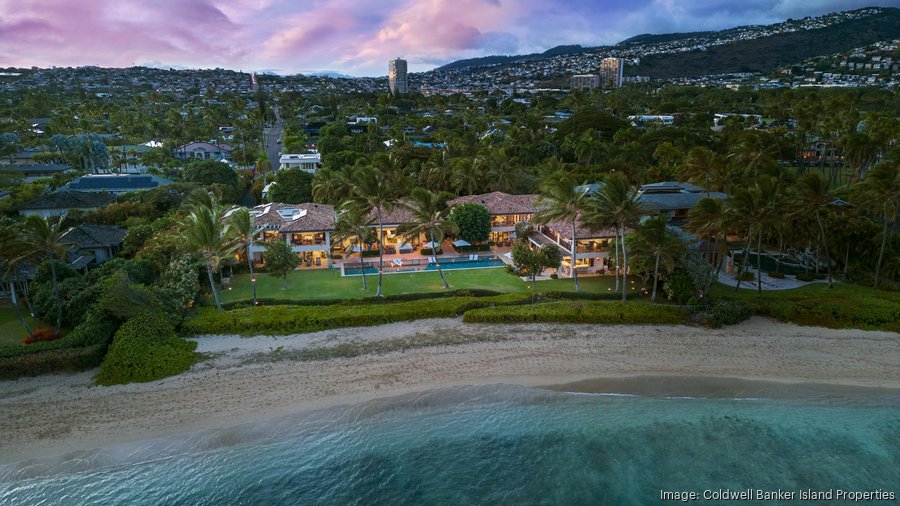 Oceanfront Kahala estate sells for $65.7 million, breaking previous ...