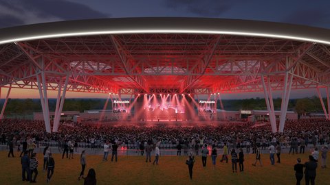 New Live Nation amphitheater near Kansas City opens a rare branding ...