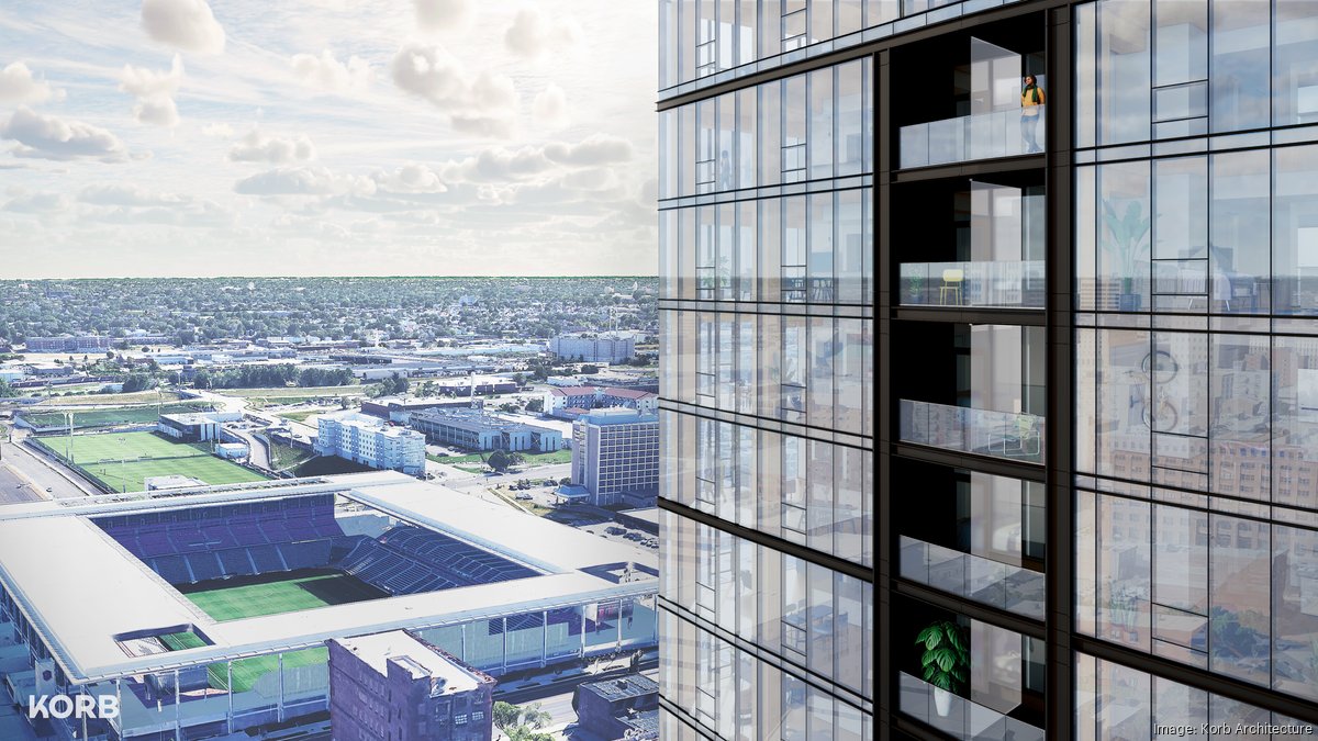 Developer AHM Group shares new rendering, timeline for proposed tower in St. Louis' Downtown ...