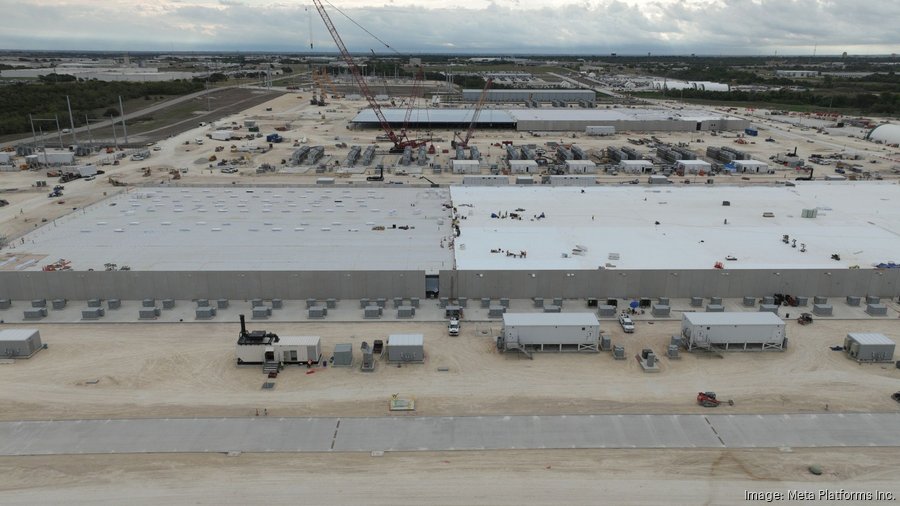 Work on Meta's $800M data center in Temple to continue through 2026 ...