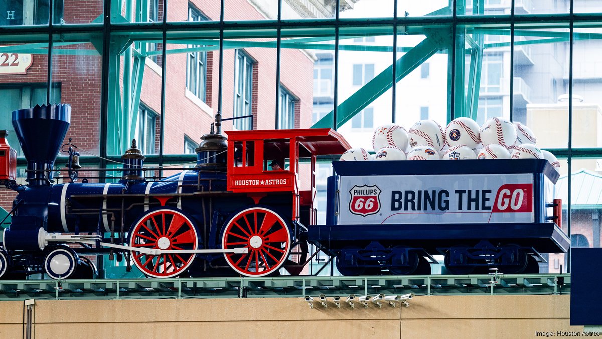 Houston Astros reveal updated Phillips 66 Home Run Train - Houston ...