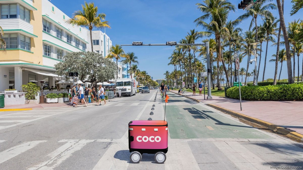 Uber Eats partners with Coco Robotics for Miami food deliveries - South Florida Business Journal