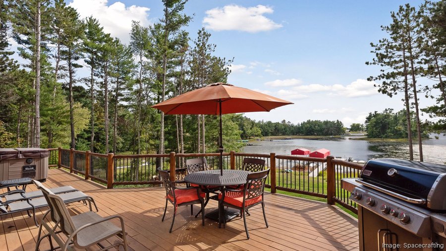 Log Home in Comstock, WI, offers lake views for $1.59M - Minneapolis ...
