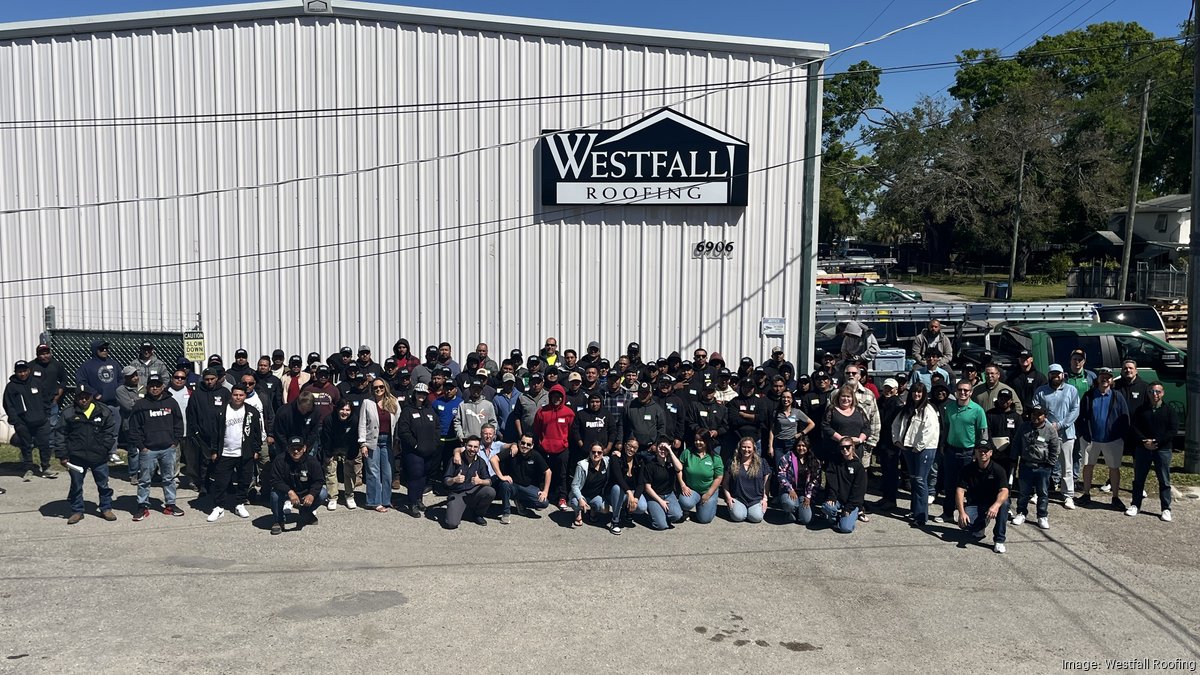See why Westfall Roofing is a 2025 Best Places to Work honoree - Tampa ...