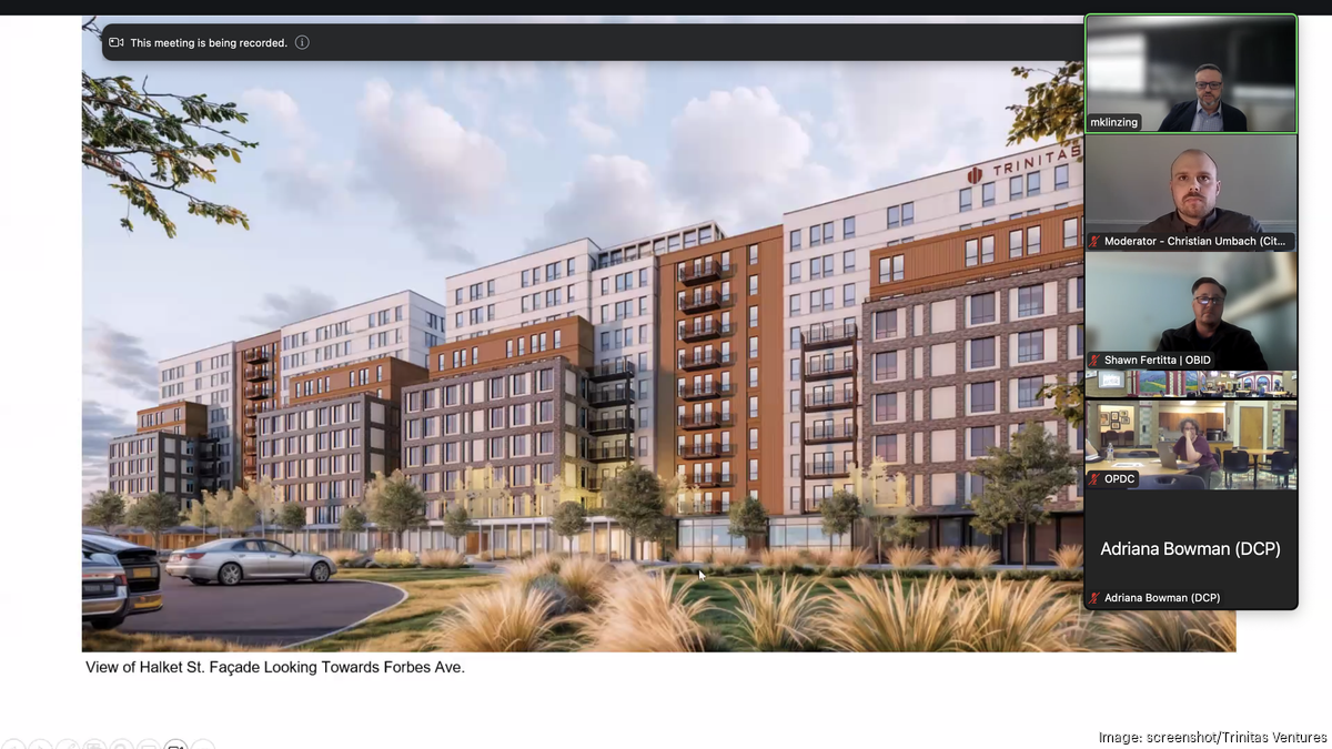 Trinitas Ventures proposes 12-story apartment complex in Oakland - Pittsburgh Business Times