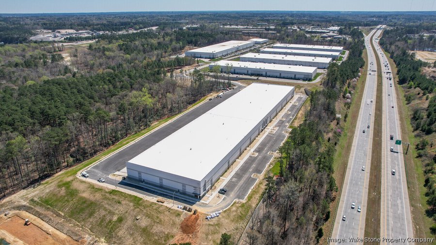 Wake Stone expands final building at Hinton Oaks Industrial Park ...