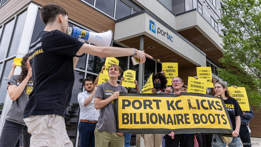 Protest erupts over Google data center tax breaks at Port KC meeting ...
