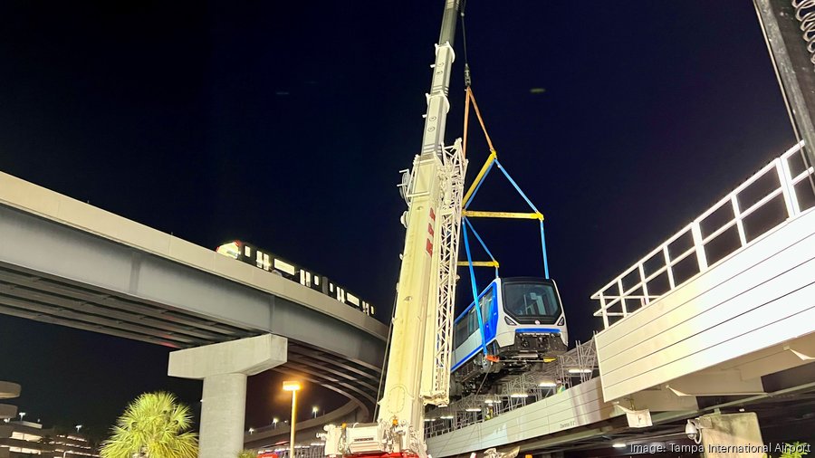Tampa International Airport installs new automated shuttle cars - Tampa ...