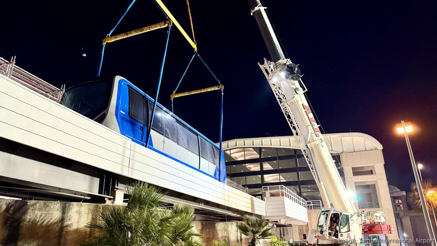 Tampa International Airport installs new automated shuttle cars - Tampa ...