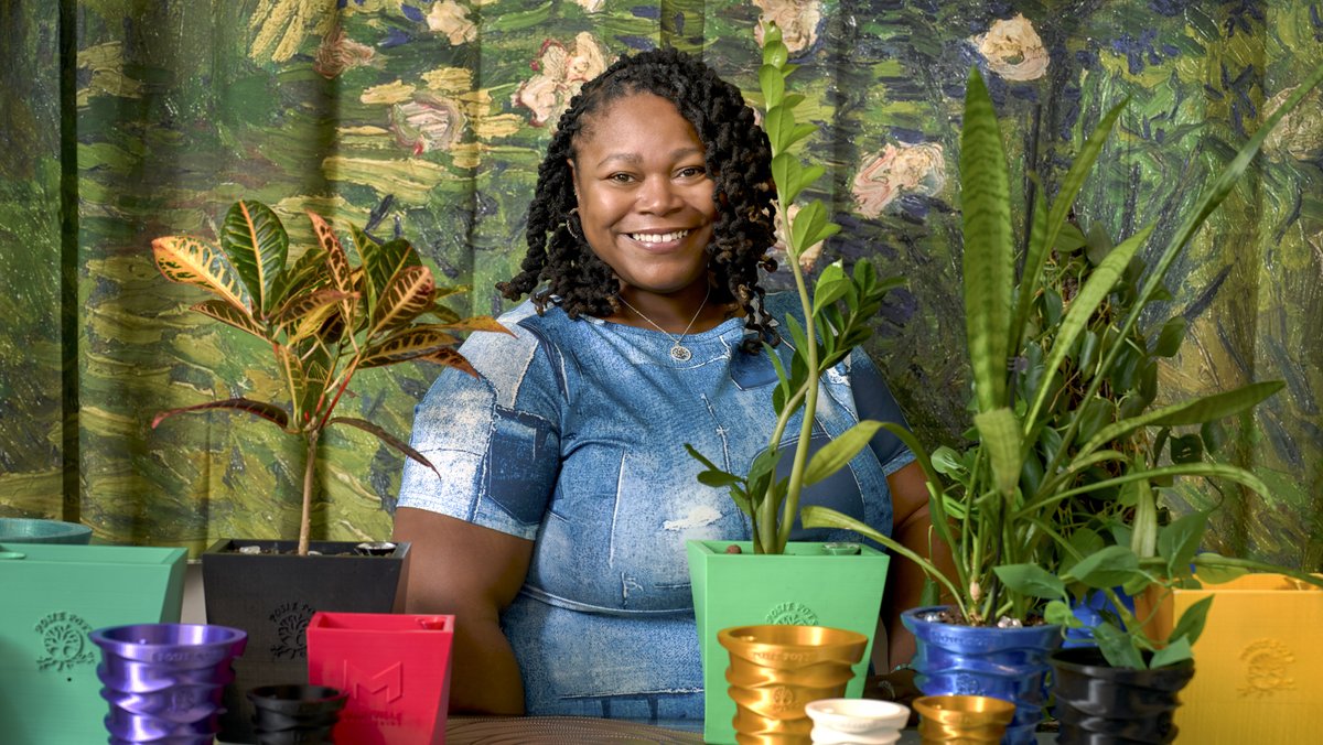 How Posie Pots founder Kay Wells makes plant care easier with 3D ...