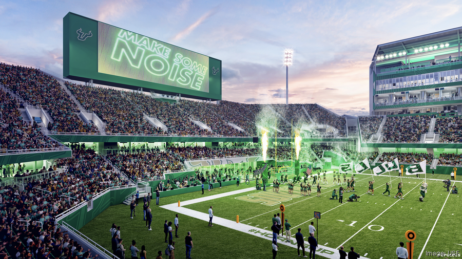 USF's 35,000-seat stadium to open in 2027, boost revenue - Tampa Bay ...